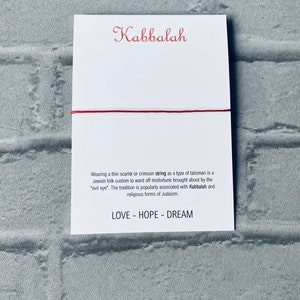 Kabbalah braceletkabbalah red stringred string of | Etsy