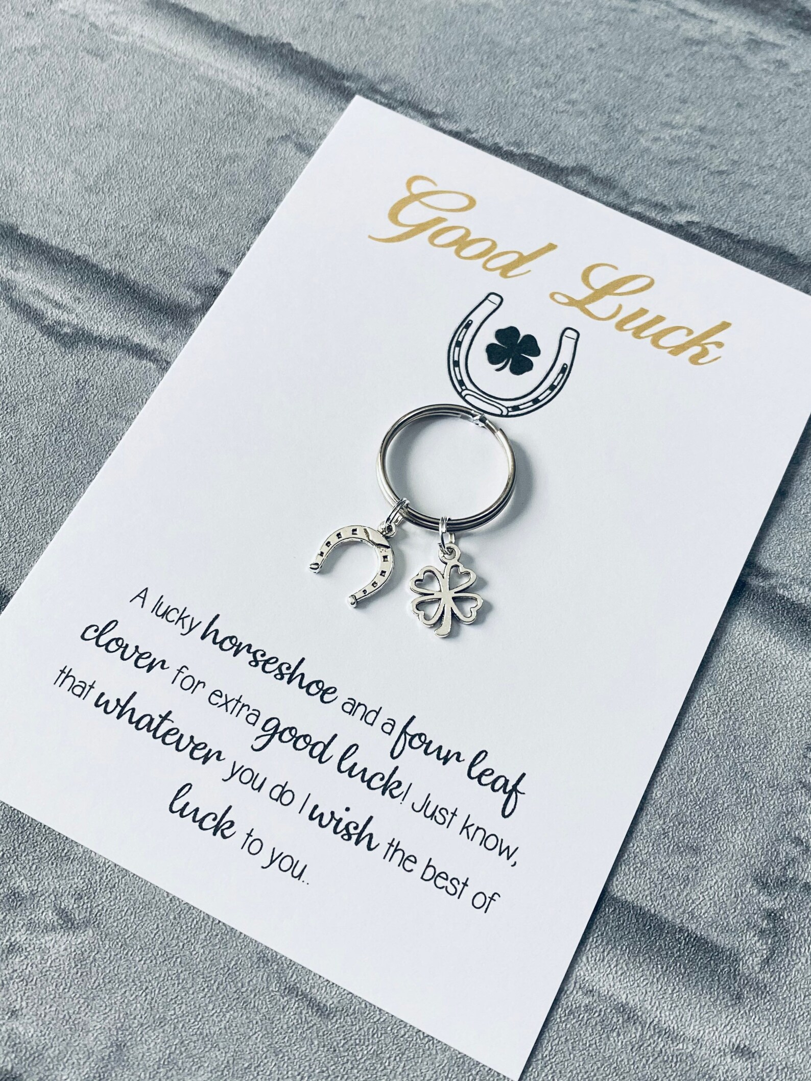 Good Luck Keyringgood Luck Charmgood Luck Giftgood Luck | Etsy