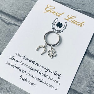 Good Luck Keyring,good Luck Charm,good Luck Gift,good Luck Keychain ...