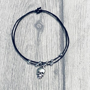 Skull Anklet,gothic Anklet,beach Anklet,anklet for Men,anklet for Women ...
