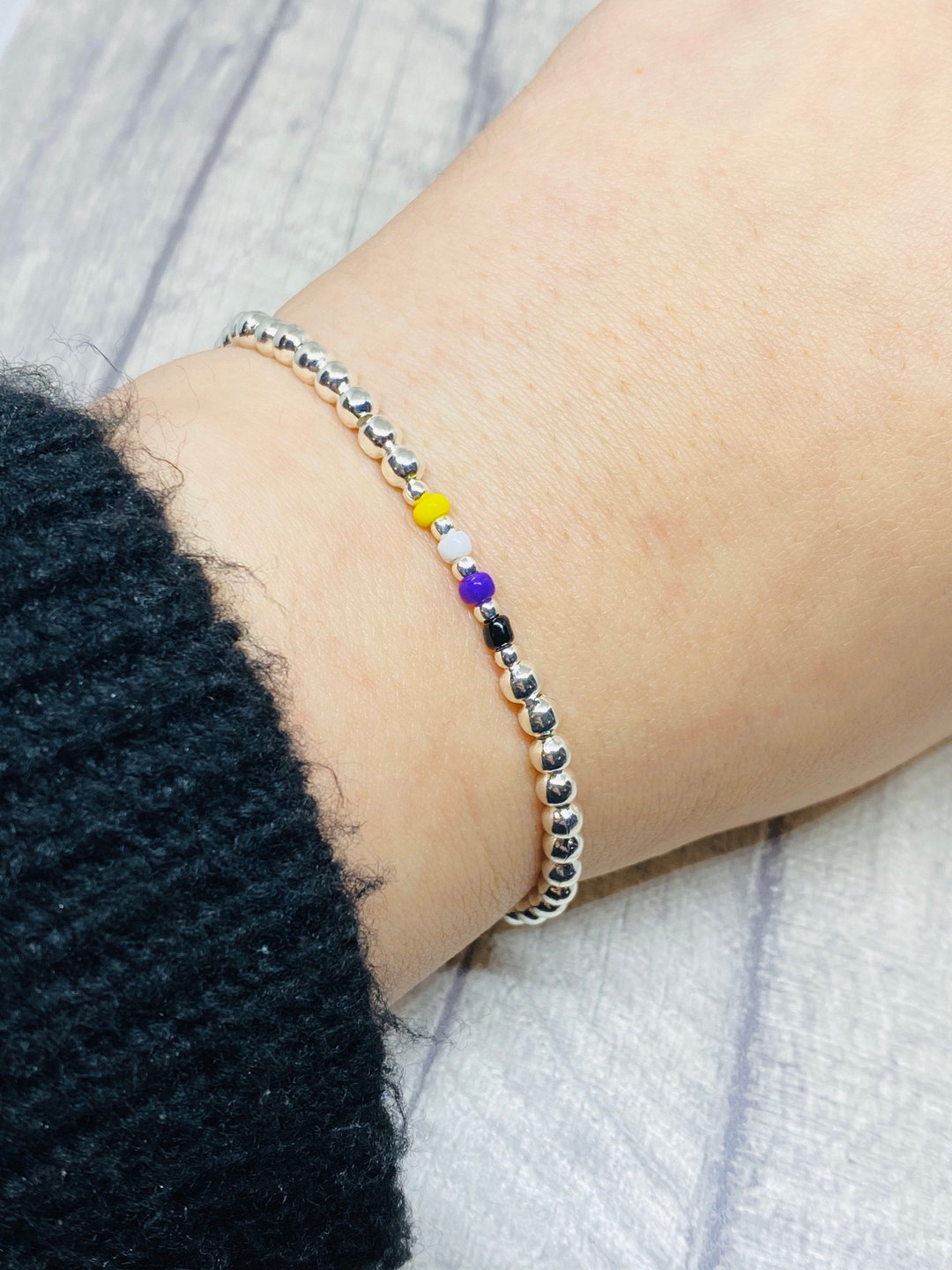 Non Binary Bracelet,non Binary Pride,non Binary,non Binary Flag,non ...