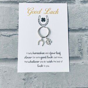 Good Luck Keyring,good Luck Charm,good Luck Gift,good Luck Keychain ...