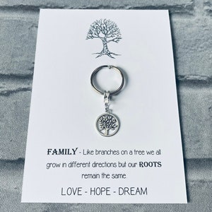Tree of Life Keyring,family Tree Gift,gift for Dad,tree of Life Gifts ...