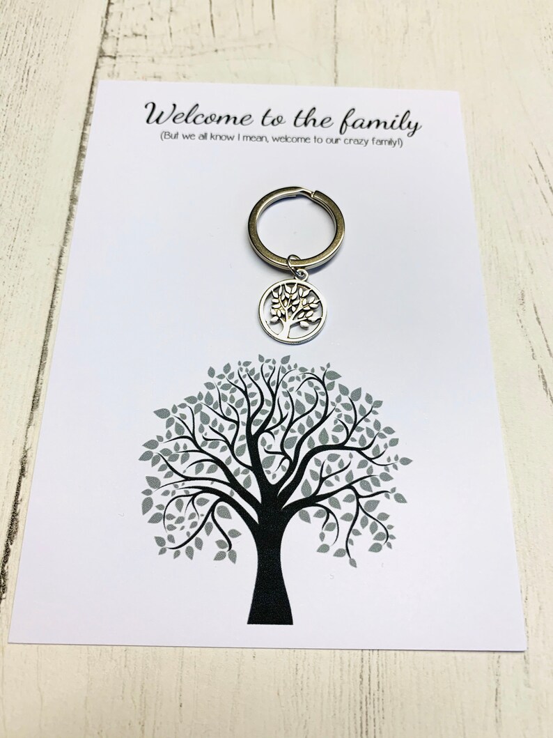 Tree of life keyringfamily tree giftdaughter in law | Etsy