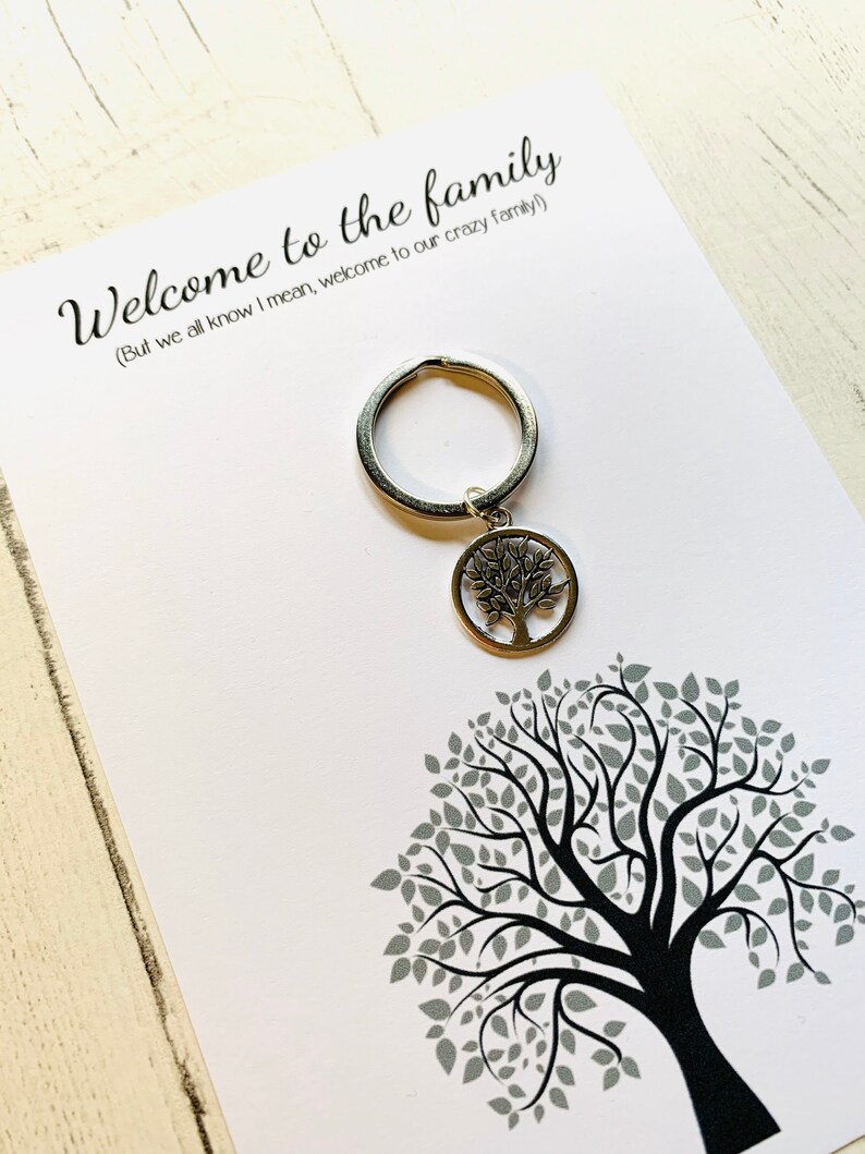 Tree of life keyringfamily tree giftdaughter in law | Etsy