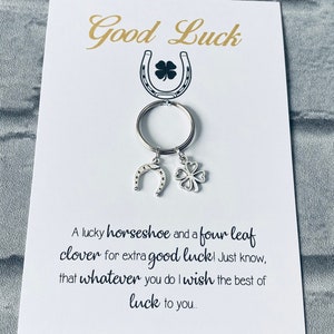 Good Luck Keyring,good Luck Charm,good Luck Gift,good Luck Keychain ...