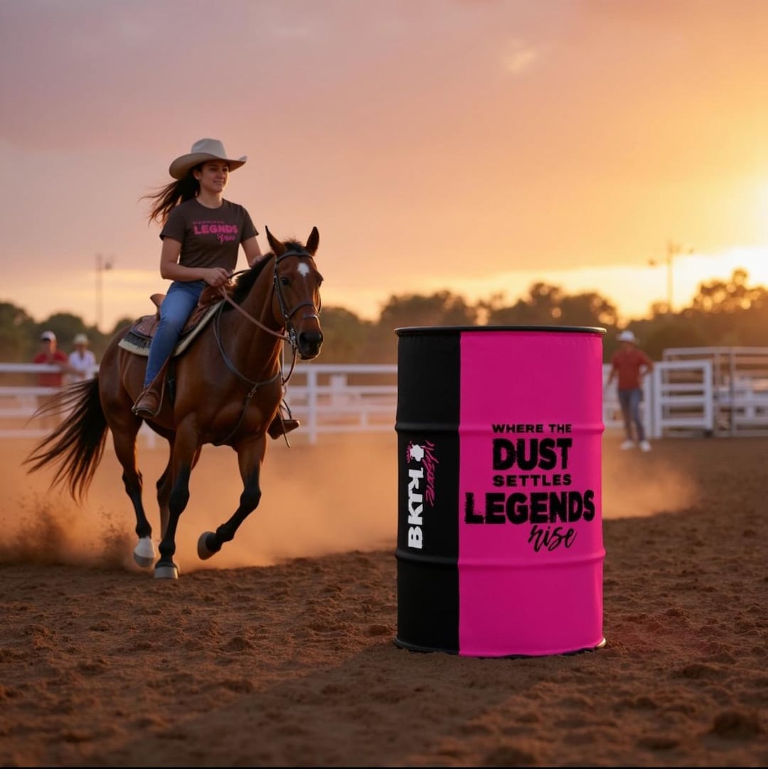 Custom Barrel Racing Cover: Personalized Rodeo Event Decor - Etsy