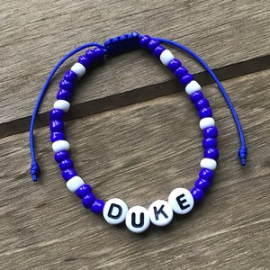 Duke University Beaded Bracelet Duke Graduation Gift - Etsy