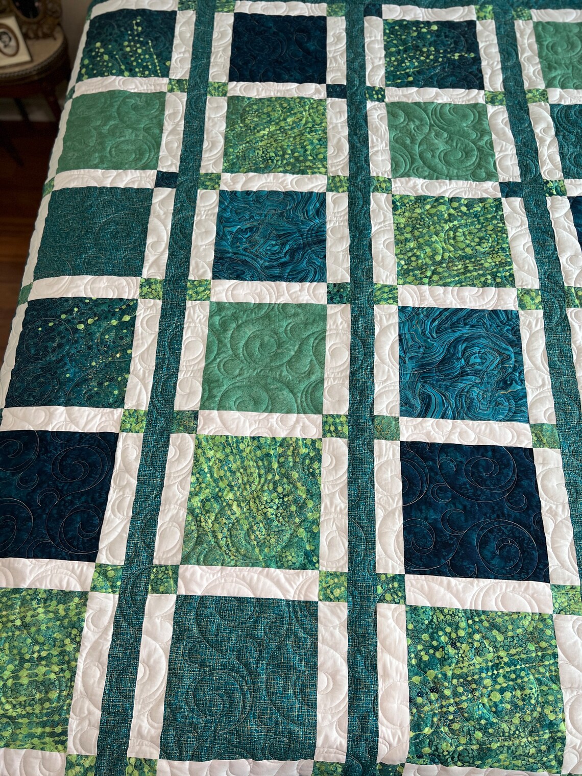 Tidal Wave Handmade Quilt - Etsy