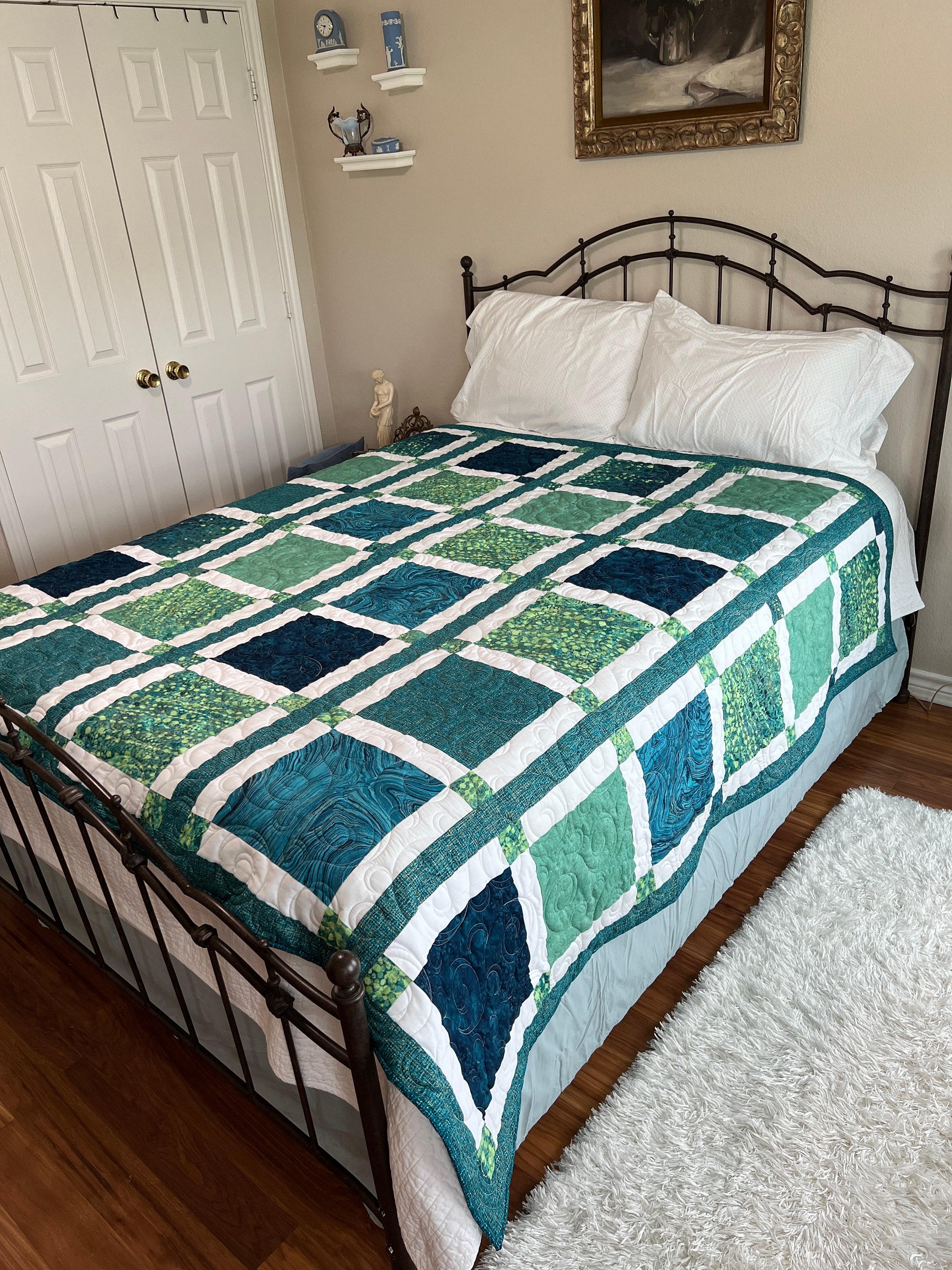 Tidal Wave Handmade Quilt - Etsy