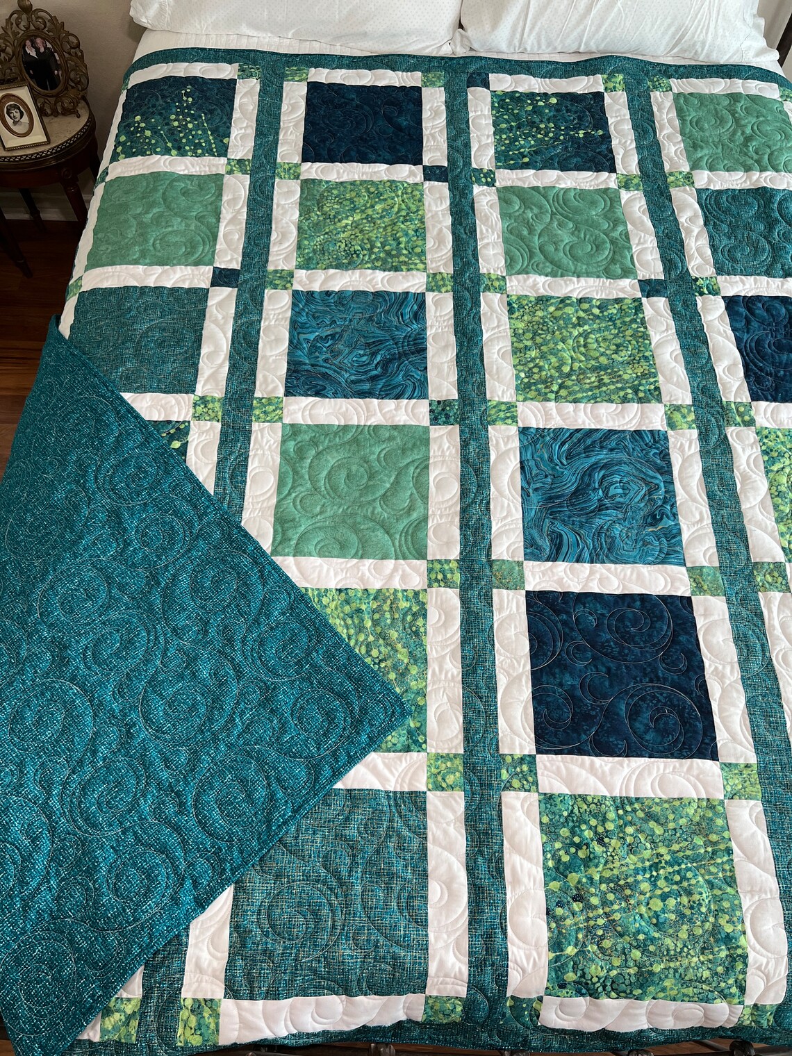 Tidal Wave Handmade Quilt - Etsy