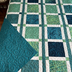 Tidal Wave Handmade Quilt - Etsy