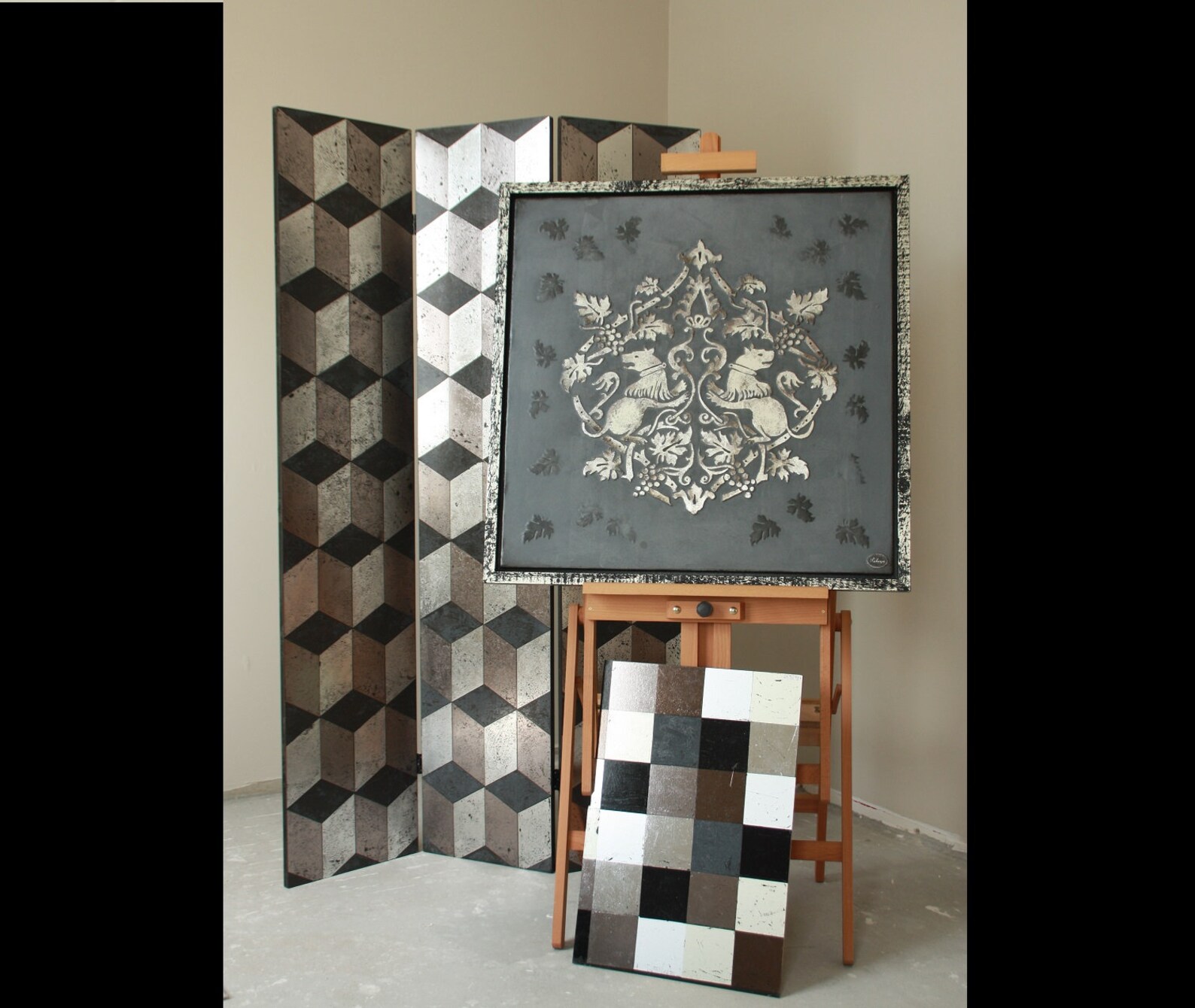 Room Divider Wooden Room Divider Paravent Room Separator - Etsy