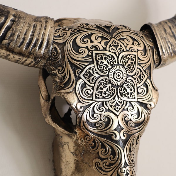 Buffalo Skull - Etsy