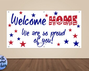 Military Homecoming Printable, Welcome Home Military, Deployment ...