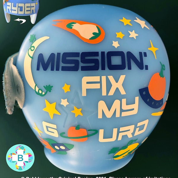 Cranial Band Decals - Etsy