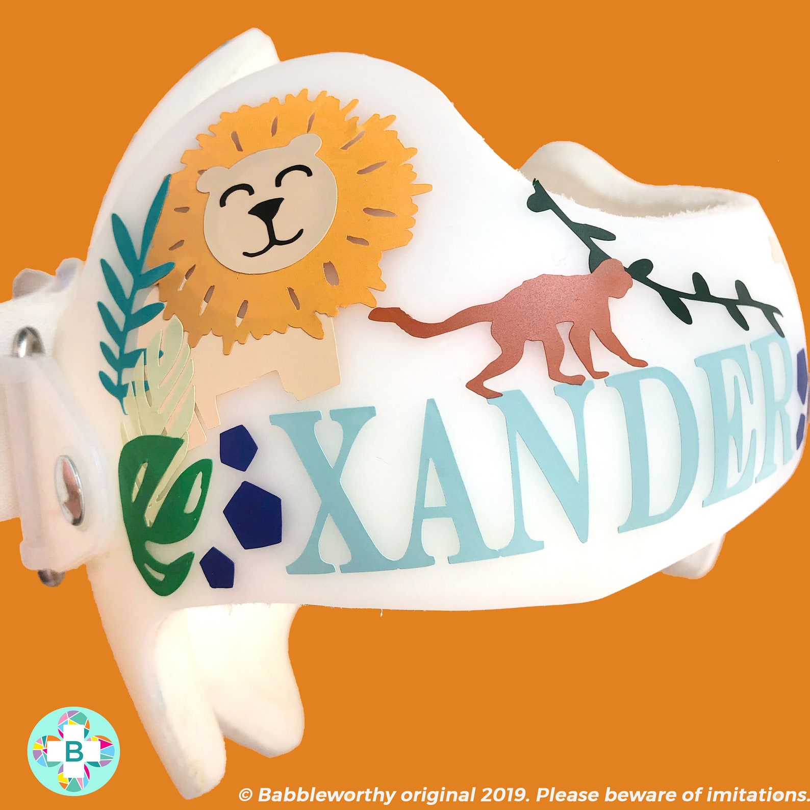 Doc Band Decals, Jungle Safari Cranial Helmet Decal Stickers for ...