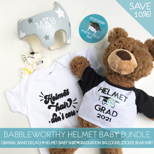 Doc Band Baby Helmet Bear Graduation Shirt Cranial Band Decal - Etsy