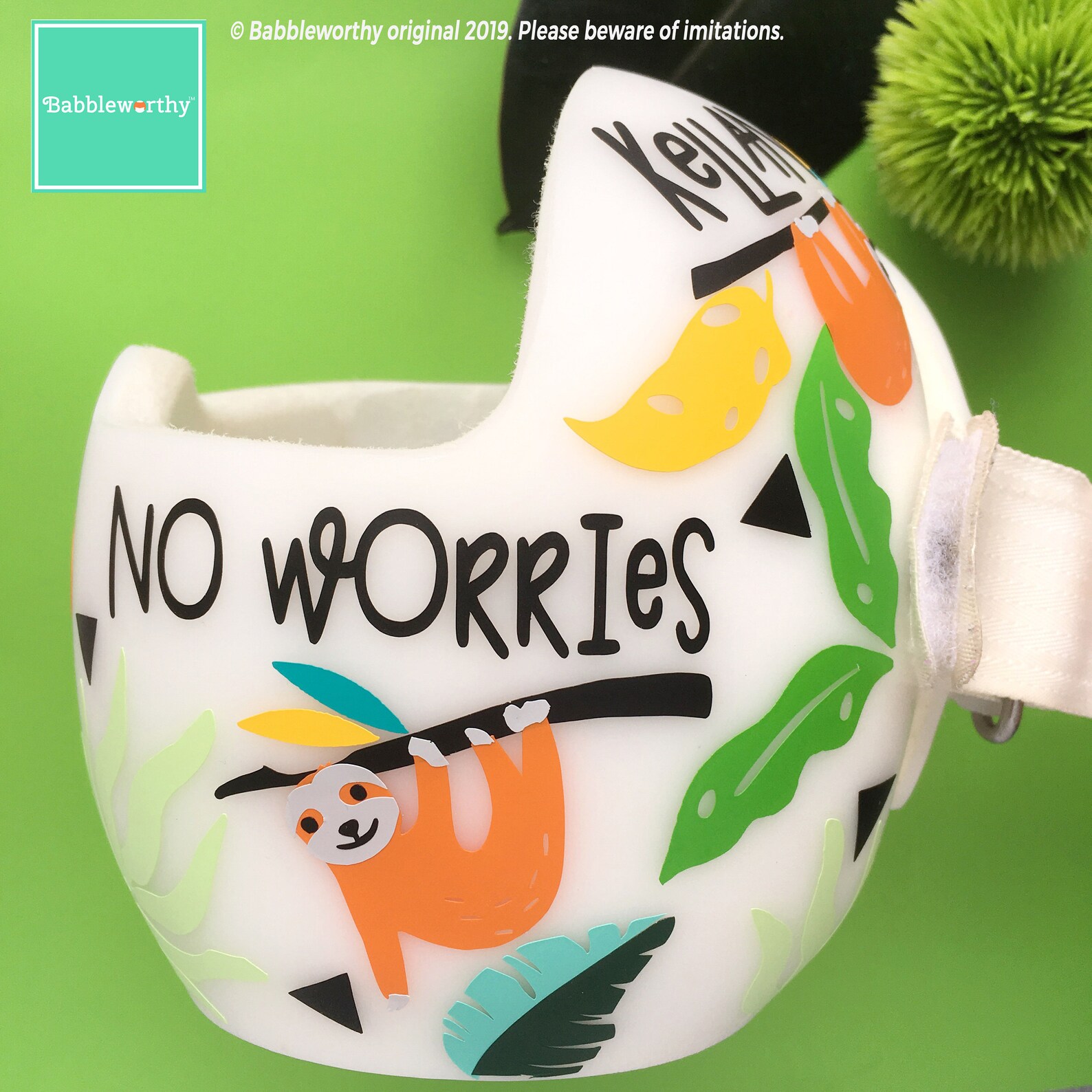 Cranial Band Decal Boy Helmet Stickers Sloth Doc Band Decal - Etsy