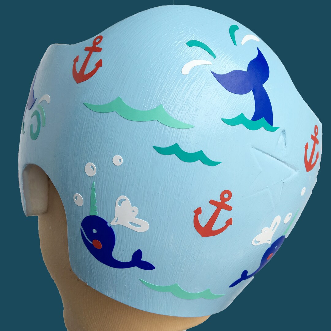 Cranial Band Decals, Baby Cranial Helmet Sticker Design, Narwhal ...