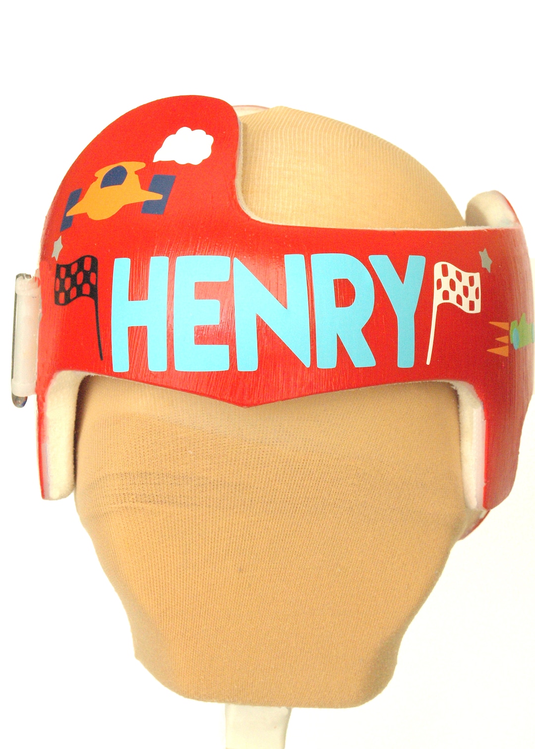 Doc Band Decals, Cranial Band Decals - Race Car Themed Baby Helmet ...