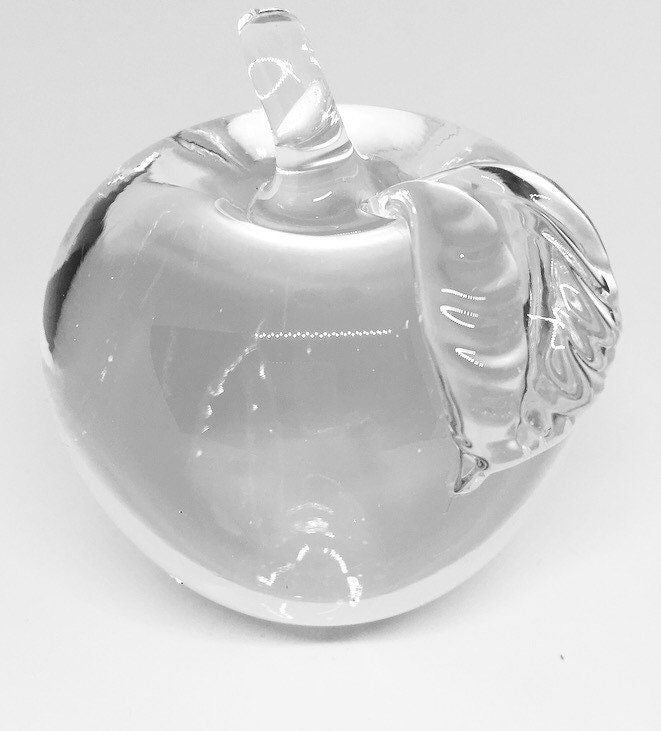 Personalized Crystal Apple • FREE SHIPPING