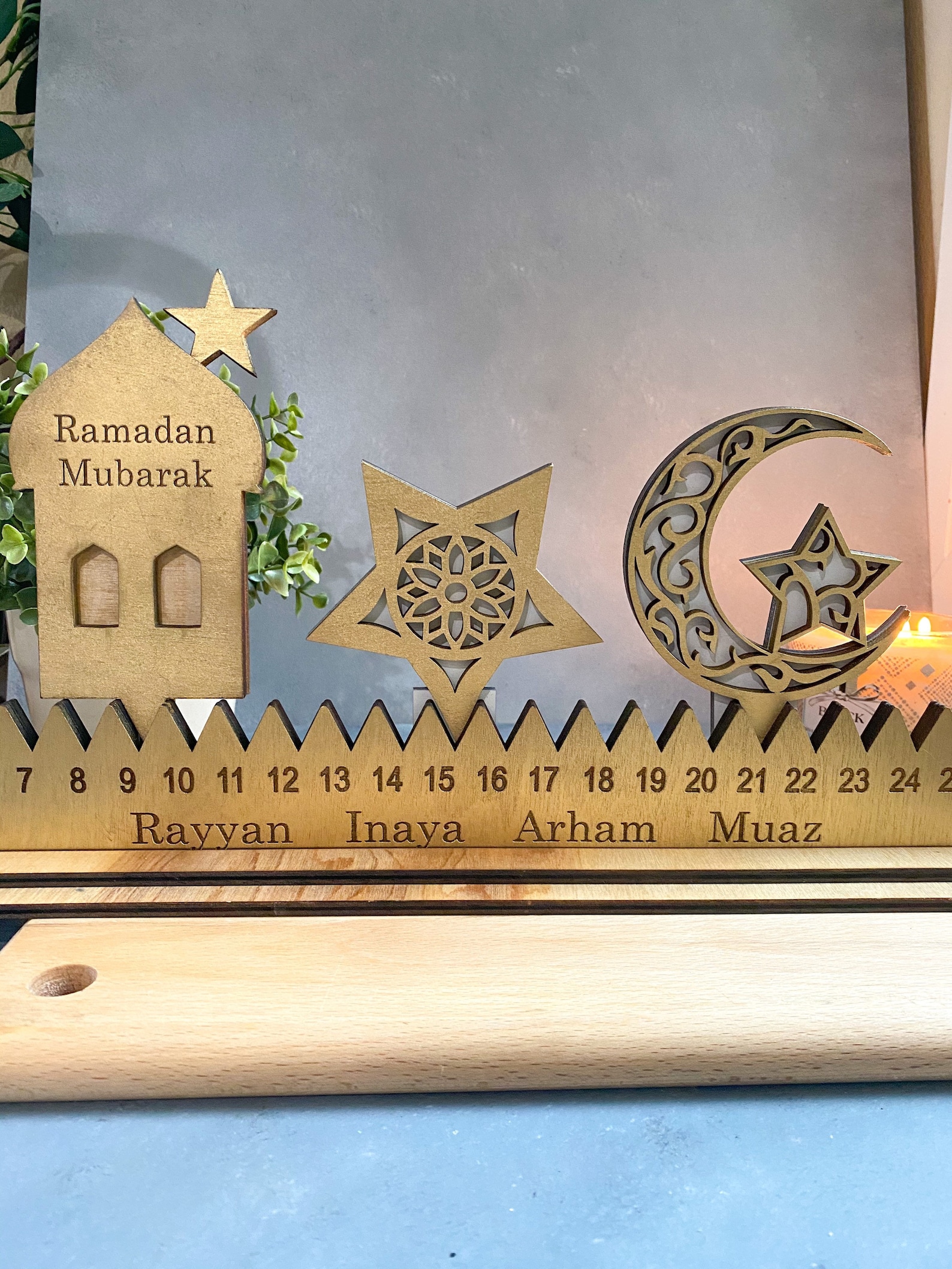 Ramadan Advent Calendar, Ramadan Decor, Ramadan Decoration, Muslim ...