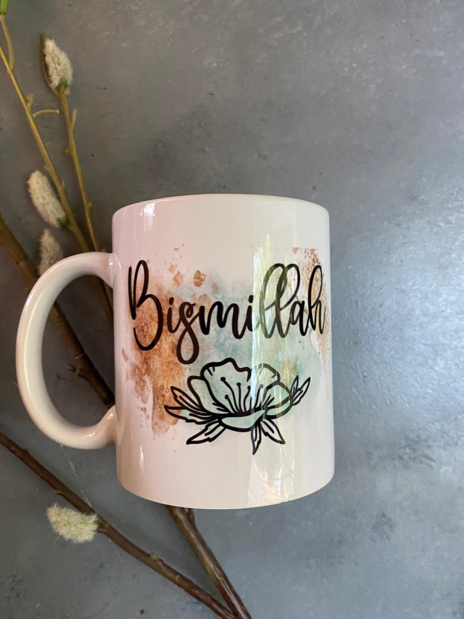 Bismillah Mug, Islamic Mug, Muslim Mug, Islamic Gifts for Women, Muslim ...