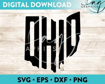 Ohio State Dxf File | Etsy