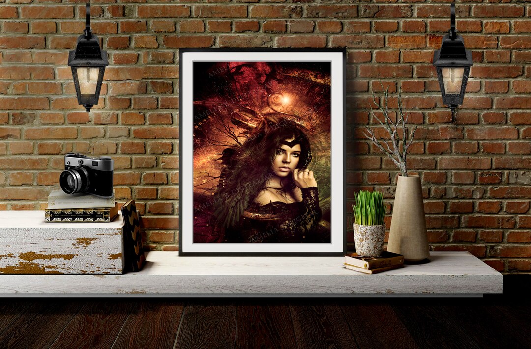 Circe, Greek Goddess, Multiple Sizes, Modern Art, Surreal, Fantasy ...