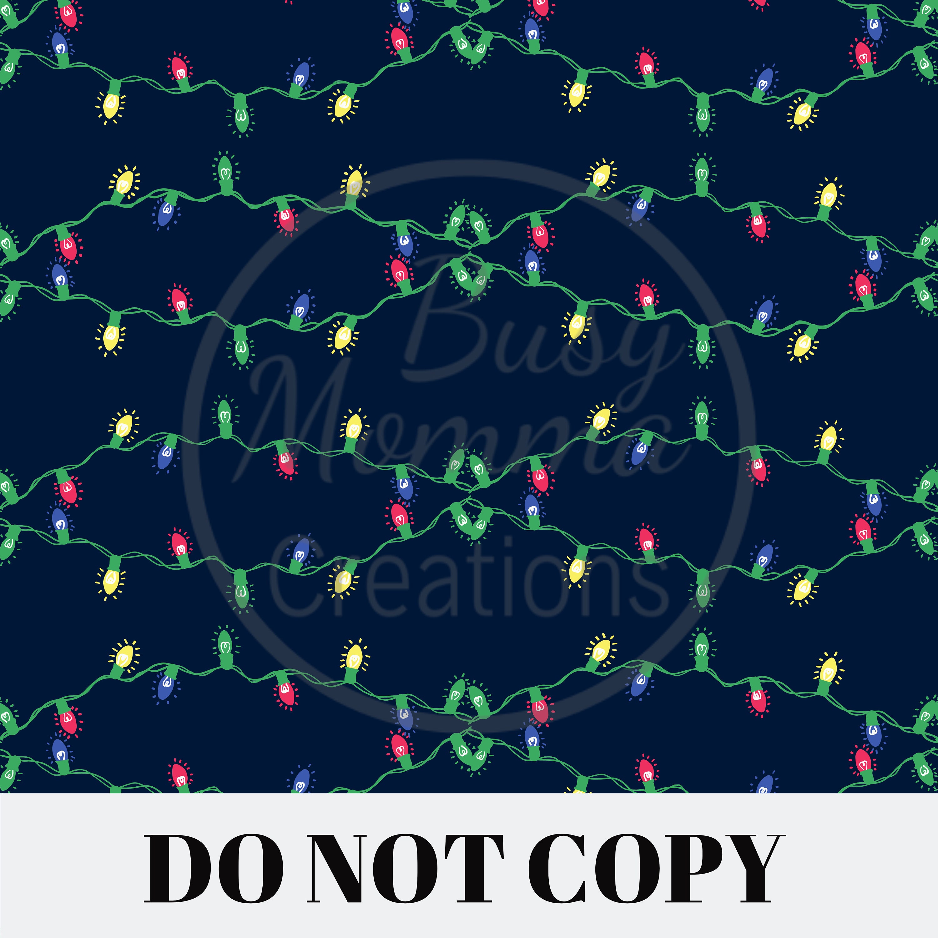 Christmas Lights Fabric Digital File- SEAMLESS Paper,digital,background ...