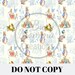 Peter Rabbit Toile Fabric Digital File- SEAMLESS Paper,digital ...