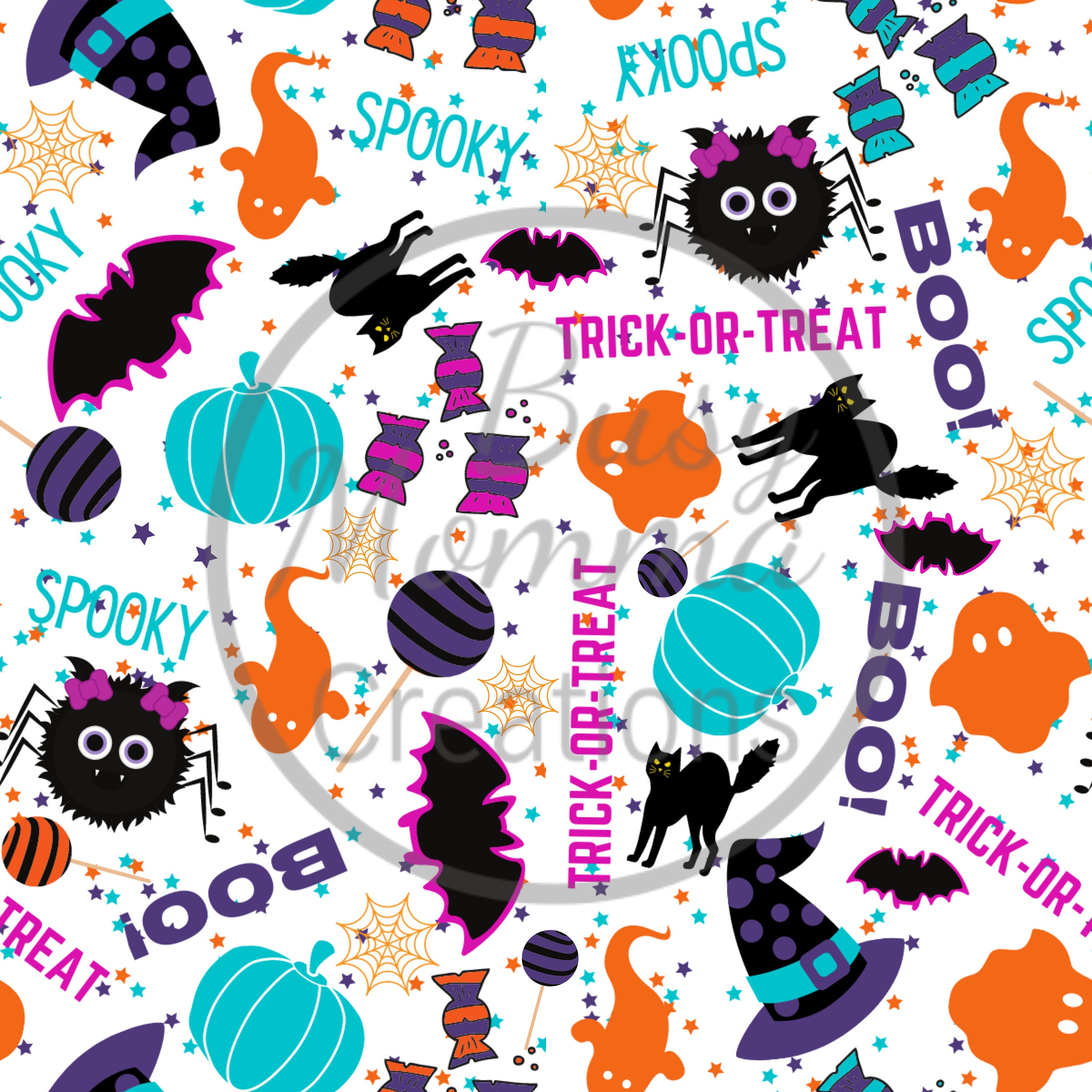 Halloween Fabric Digital File- SEAMLESS Paper,digital,background,design ...
