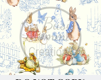 Peter Rabbit Pattern | Etsy