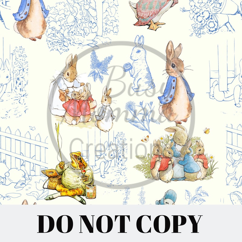 Rabbit Fabric - Etsy