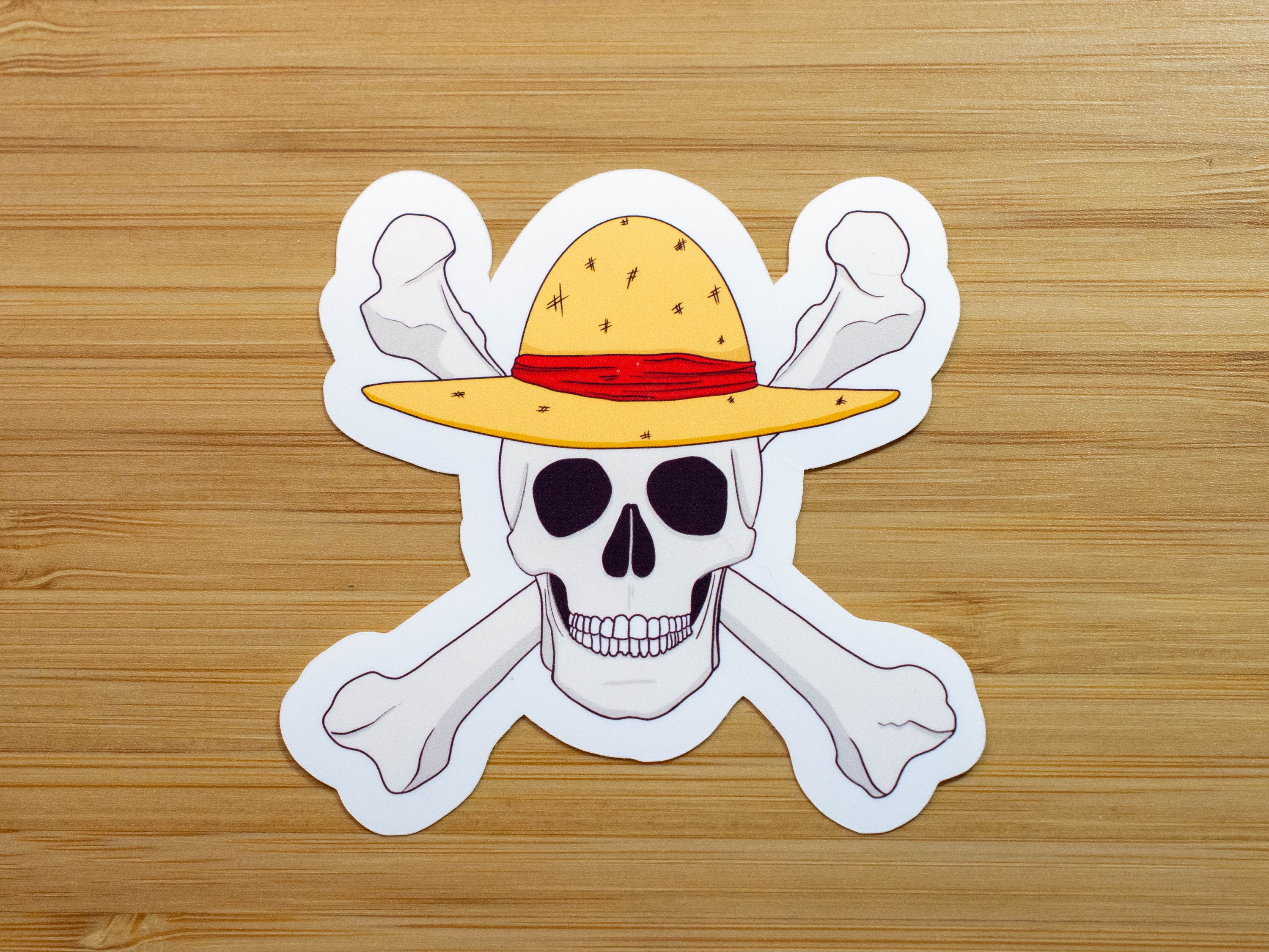 One Piece Luffy's Flag Sticker, Straw Hat Pirates sold by Brendan O ...