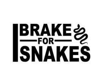 I Brake for Bumper Sticker - Etsy