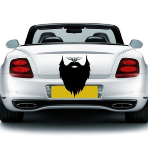 Beard Decal Vinyl Sticker Vinyl Decal Beard Decal Beard Sticker Funny ...