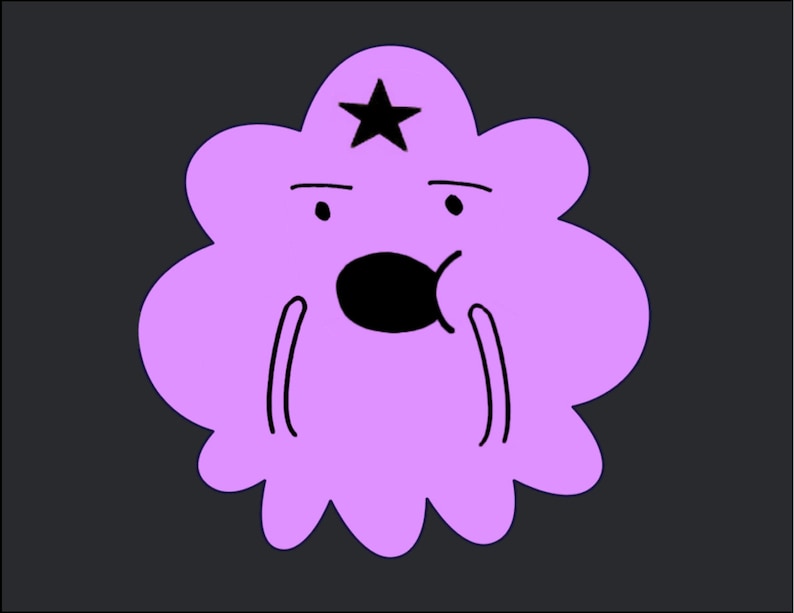Lumpy Space Princess LSP Vinyl Decal Sticker Adventure Time - Etsy