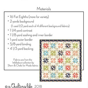 Wander, Quilt Pattern by Sherri Mcconnell at a Quilting Life, #172 - Etsy