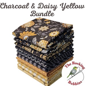 Honey Lavender, Charcoal and Daisy Bundle of 10 Pre-cut Prints by Deb ...