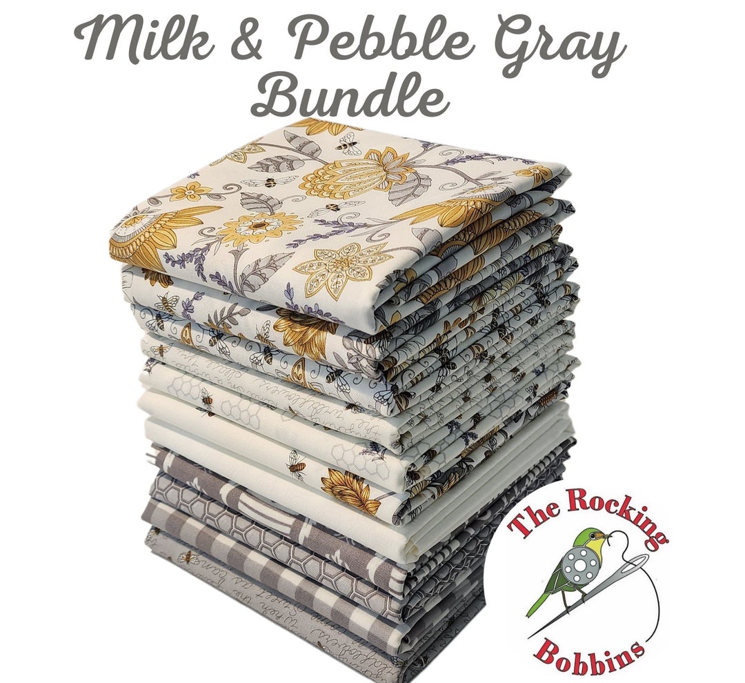 Honey Lavender, Milk & Pebble Bundle of 11 Pre-cut Prints by Deb Strain ...