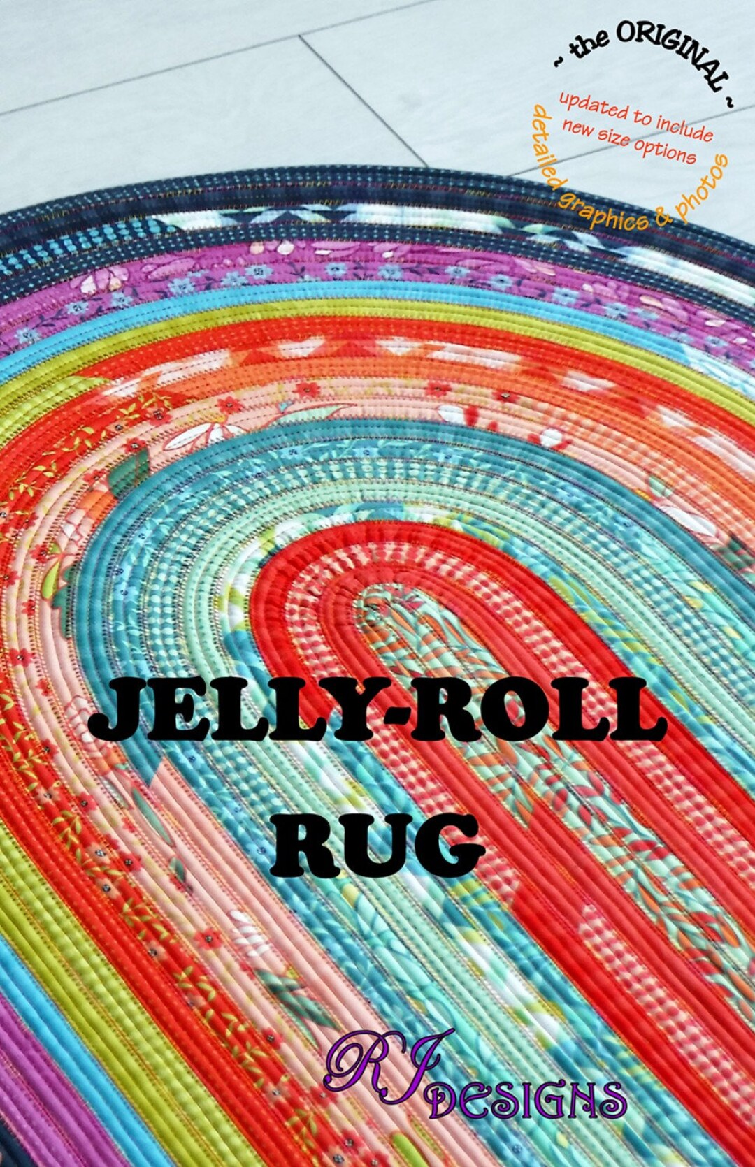 Jelly-roll Rug Pattern, 2.0, by RJ Designs, RJD100 - Etsy