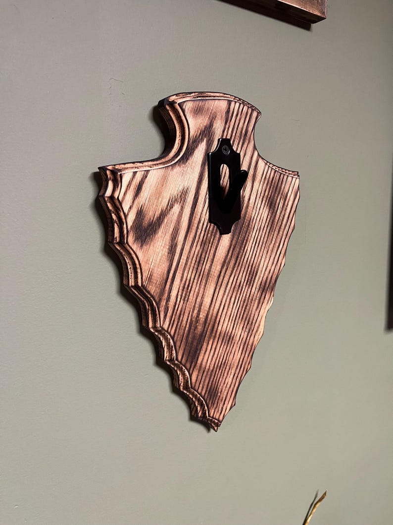 Arrowhead Deer Euro Skull Wall Plaque - Etsy