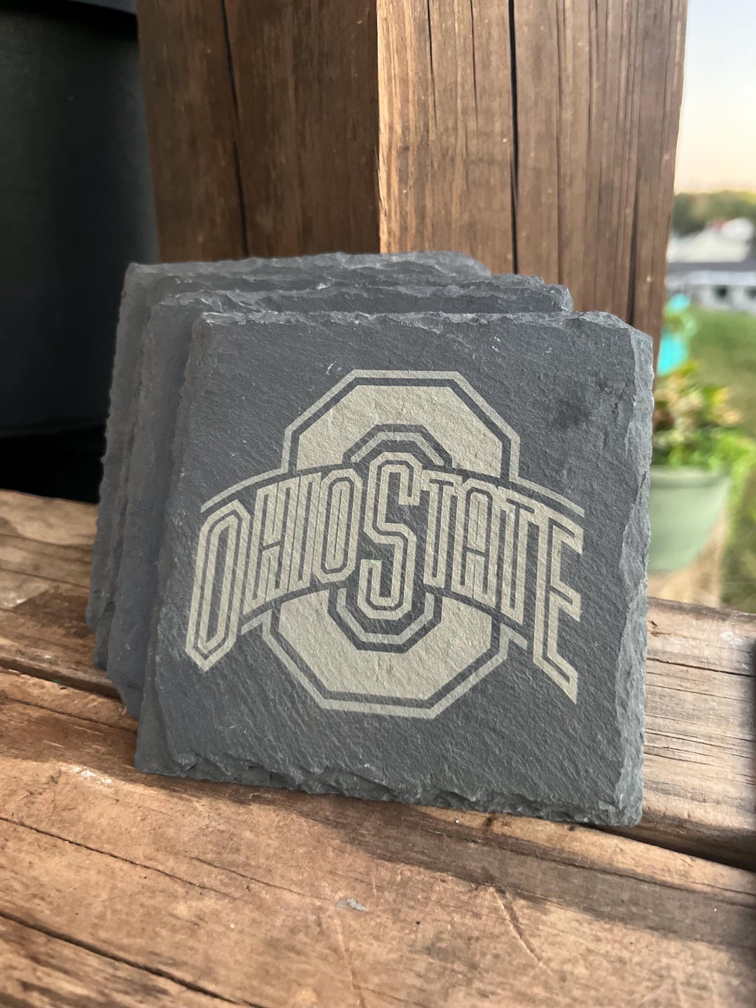 Ohio State Slate Coasters - Etsy