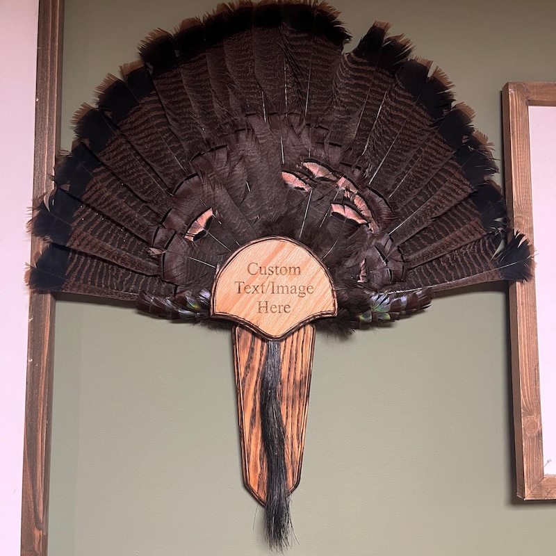 Turkey Fan Mount - Etsy