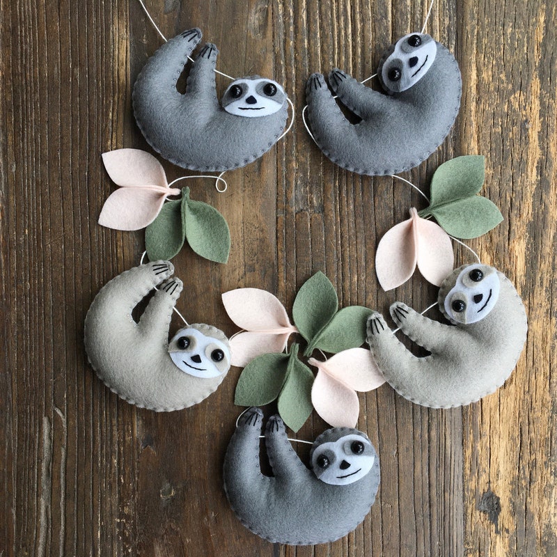 Sloth Wall Hanging - Etsy