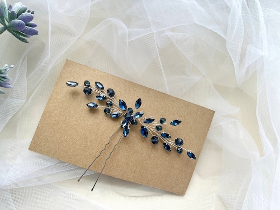 Blue and silver hair accessories store