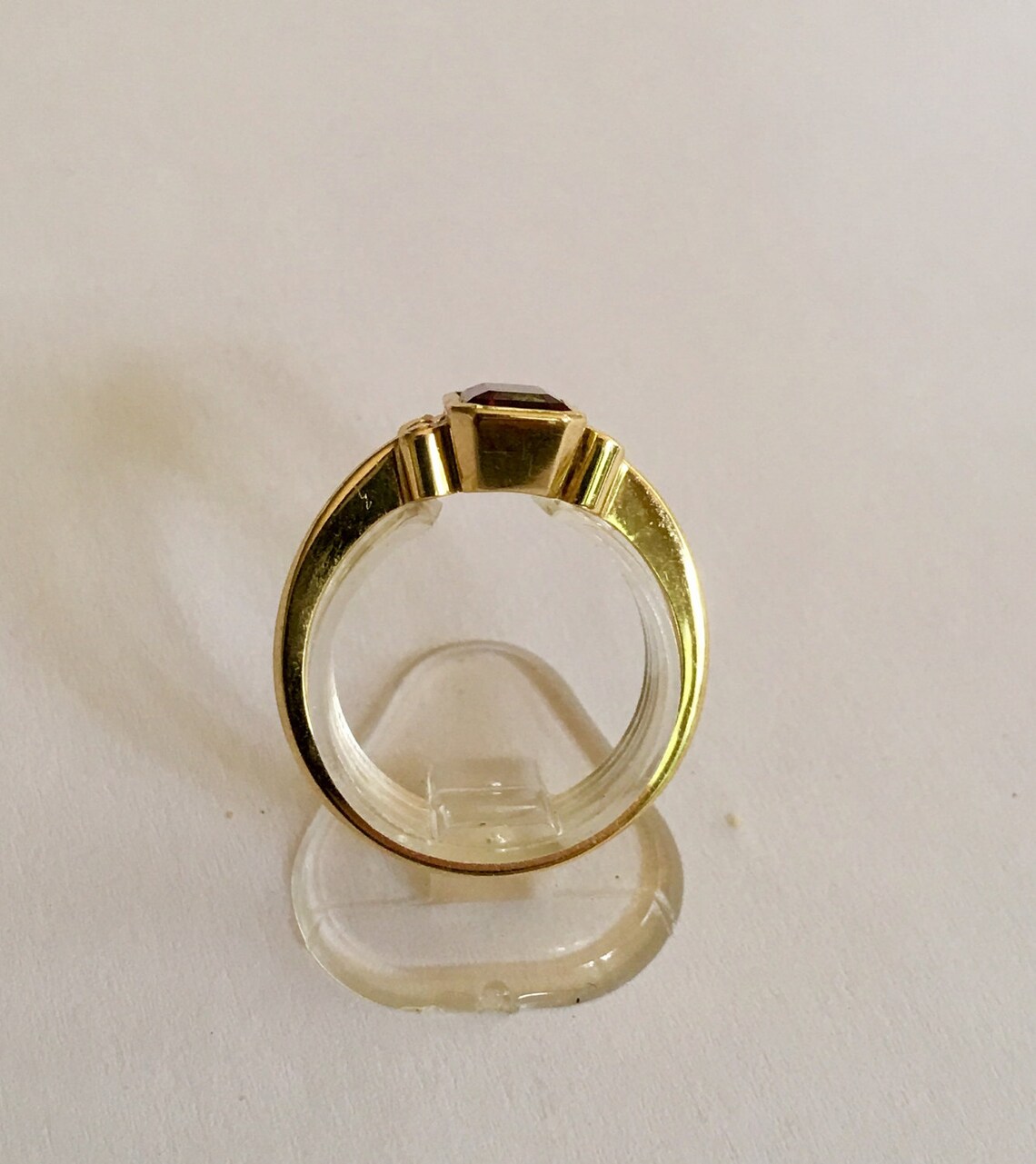 18 Ct Gold 1.3ct Ruby Solitaire - Etsy