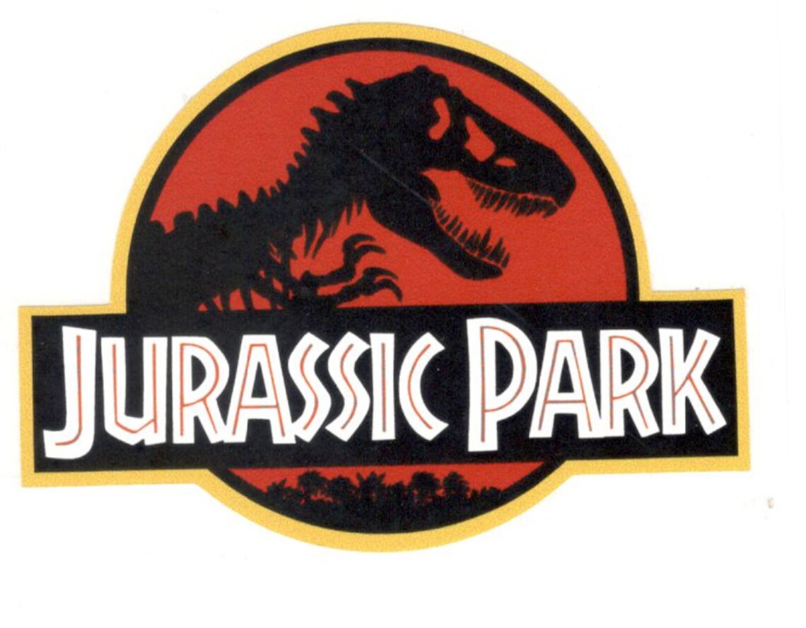 Jurassic Park 1993 Sticker Decal Sci-fi Thriller Dinosaur Trex Monster ...